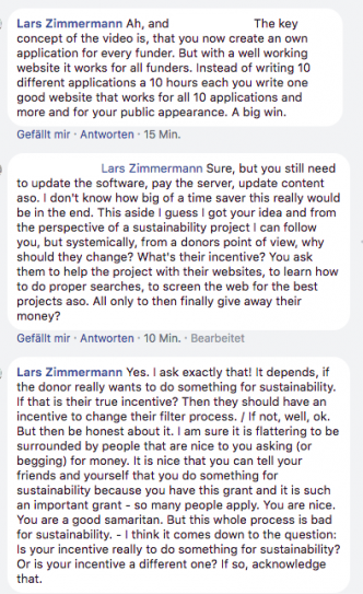 FFFS – Fixing Funding For Sustainability – Episode 1: Grants / Förderanträge